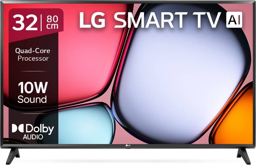 LG 32LMBPTC 80 cm (32 inch) HD Ready LED Smart WebOS TV with Core Processor, HDR, 60 Hz Refresh ...