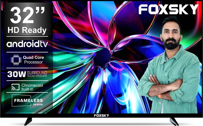 Foxsky 80 cm (32 inch) HD Ready LED Smart Android TV Online at best ...