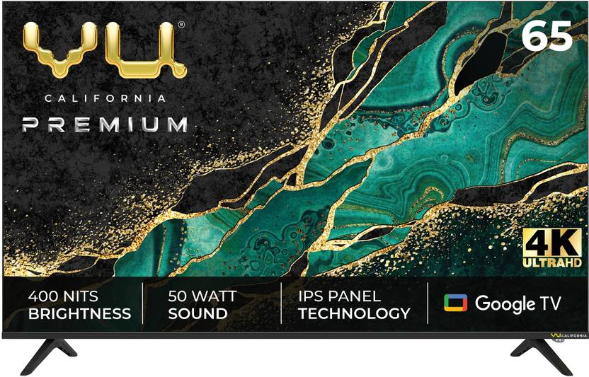 Vu 164 cm (65 inch) Ultra HD (4K) LED Smart Google TV Online at best ...