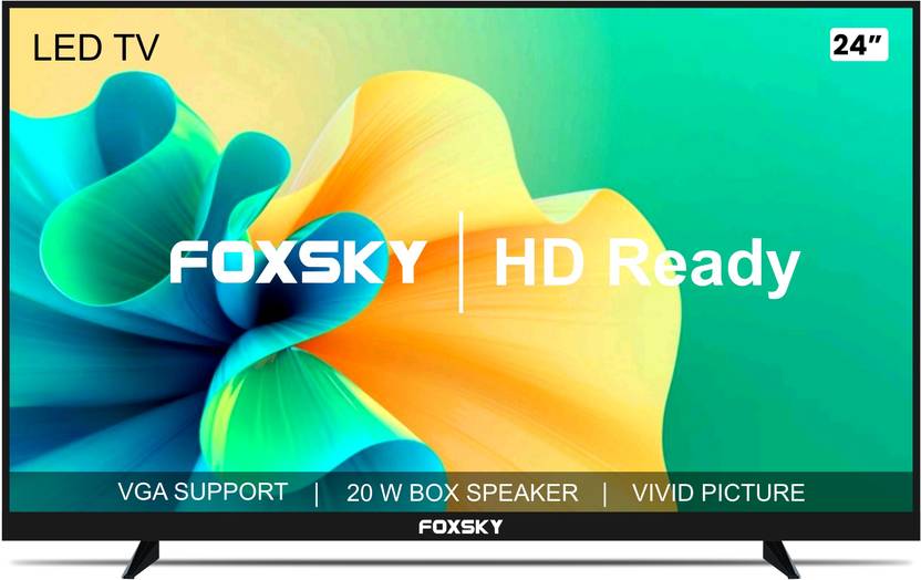 Foxsky 60 cm (24 inch) HD Ready LED TV Online at best Prices In India