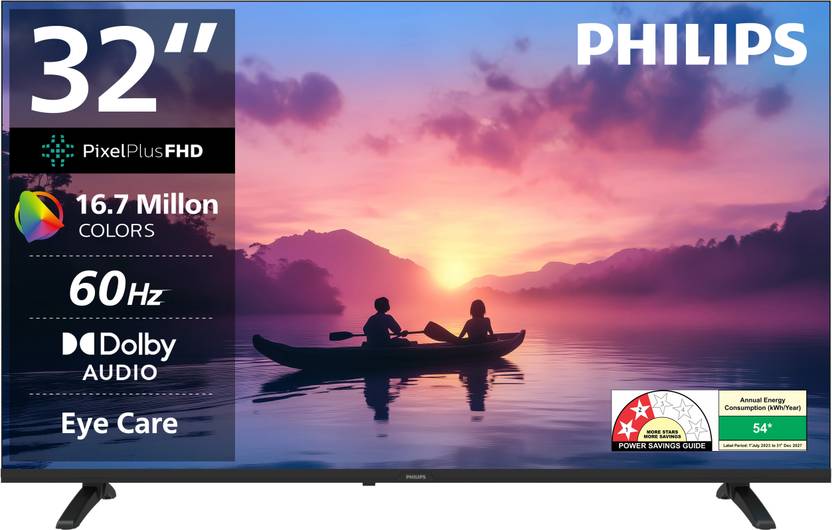 PHILIPS Frameless 80 cm (32 inch) HD Ready LED Smart Google TV 2025 ...