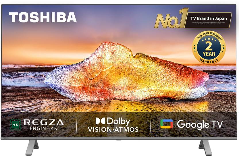 TOSHIBA C350MP 108 cm (43 inch) Ultra HD (4K) LED Smart Google TV with ...