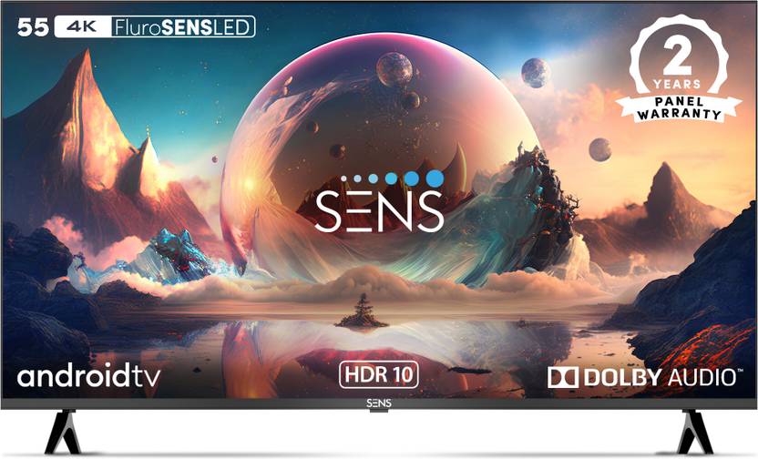 SENS Pikaso 140 cm (55 inch) Ultra HD (4K) LED Smart Android TV Online ...