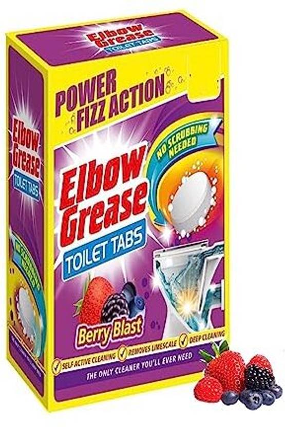 Elbow Grease Toilet Bowl Tablets 10's Berry Block Toilet Cleaner Price ...