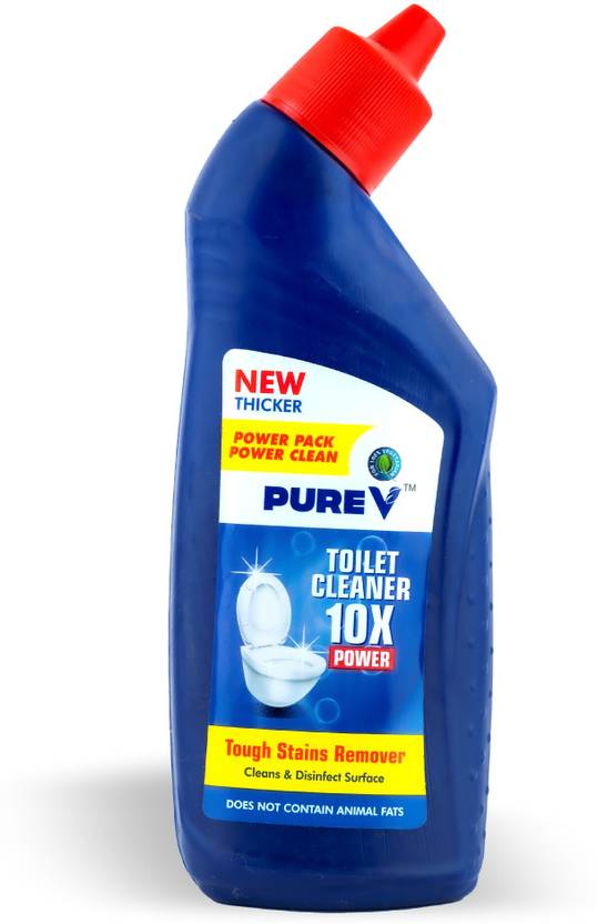 pureV Blue Coloured Toilet Cleaner For Cleaning and Disinfecting (Pack ...