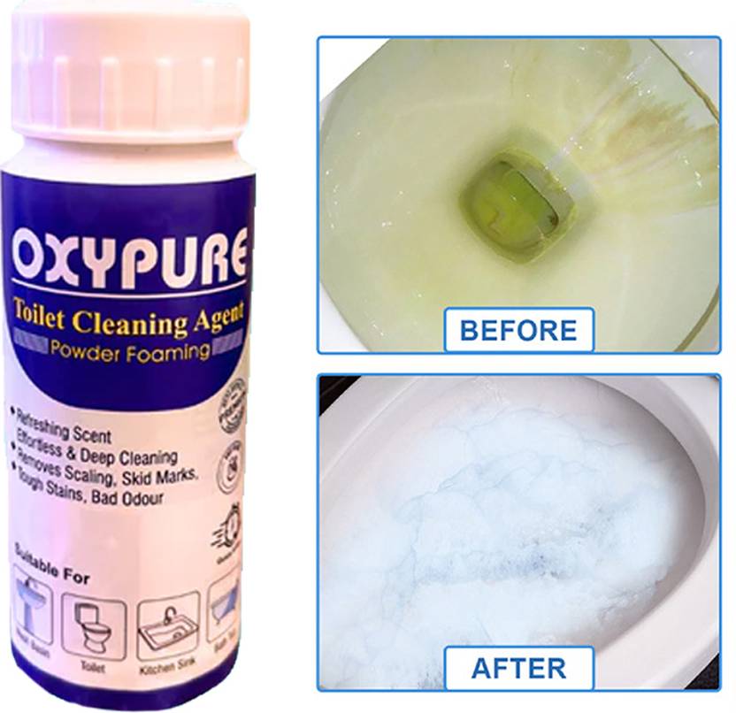 vcn Toilet Active Oxygen Cleaner Agent, All Purpose Cleaning Powder ...