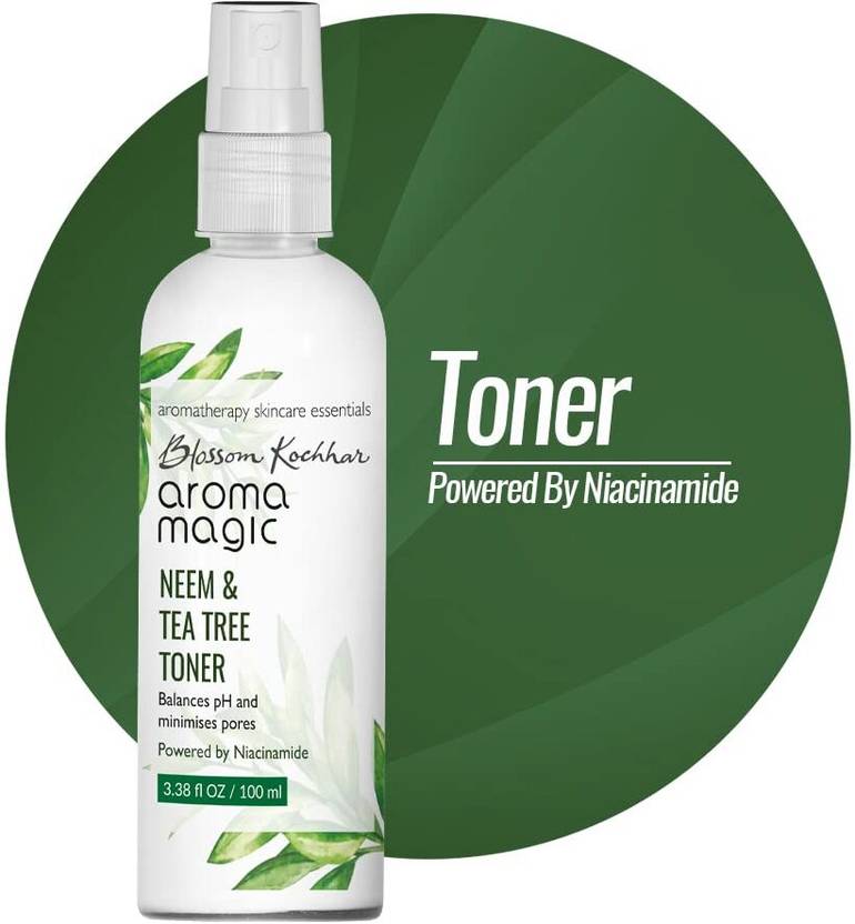 Aroma Magic Neem & Tea Tree Toner | Unclog Pores & Brighten Skin |For ...