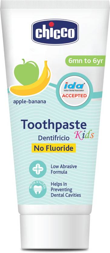 Chicco Applebanana Flavour Toothpaste, 6M to 6Y Baby, Fluoride ...