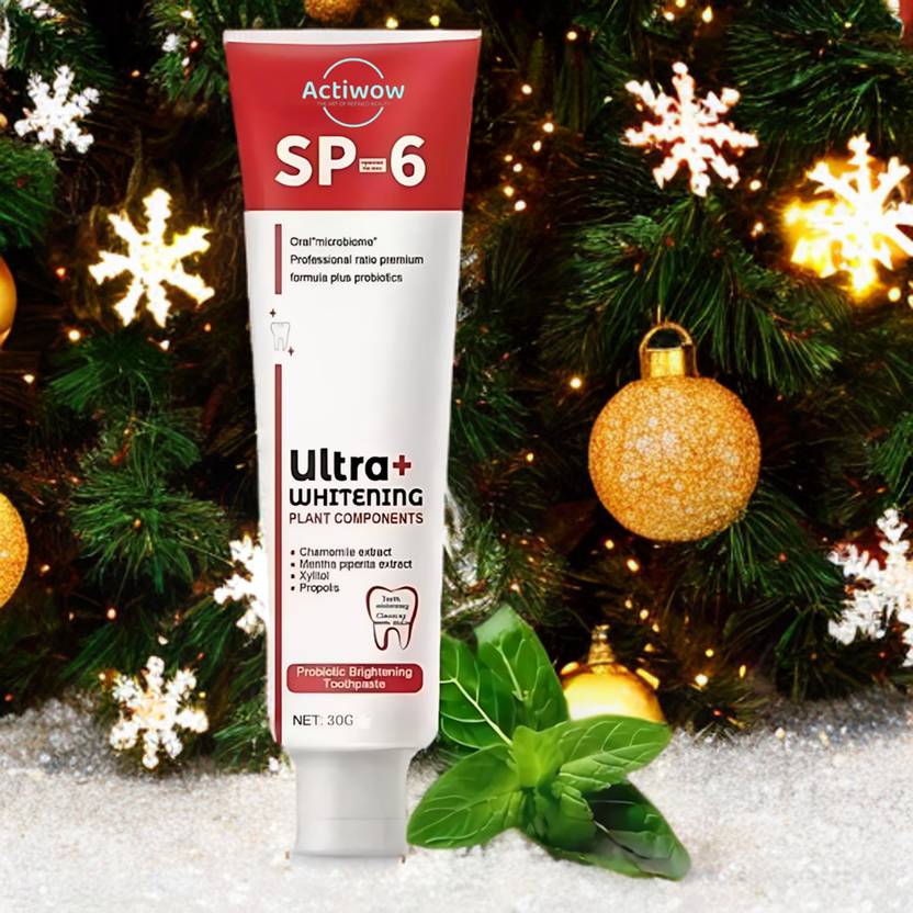 ACTIWOW SP 6 Whitening Toothpaste with Vitamin C for Healthier Gums ...