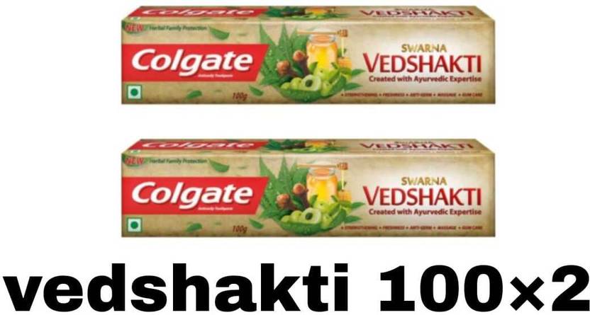 Colgate Vedshakti Ayurvedic protection $$ (2)Swarna toothpaste ...