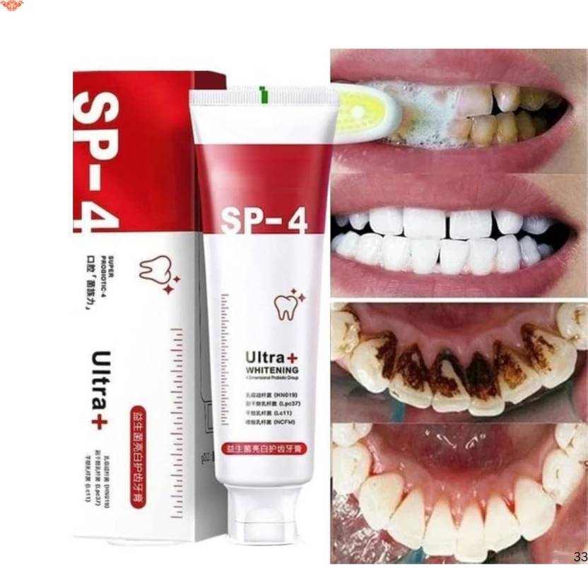 RJ GUDDU SP-4 Ultra Whitening Toothpaste – Advanced Whitening Care ...