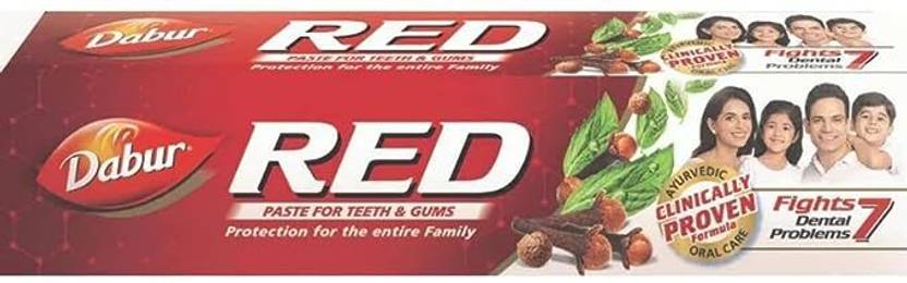 Dabur Red Toothpaste-100g World's No.1 Ayurvedic Paste | Fluoride Free ...