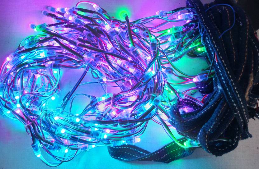 RNS INNOVATIONS 4FT X 30FT Pixel led Light Jhalar (300 LEDS) Toran ...