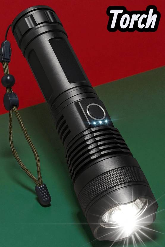 Nilesawar X231 Powerful LED Torch Light | Long Range Rechargeable Flashlight Torch Price in ...
