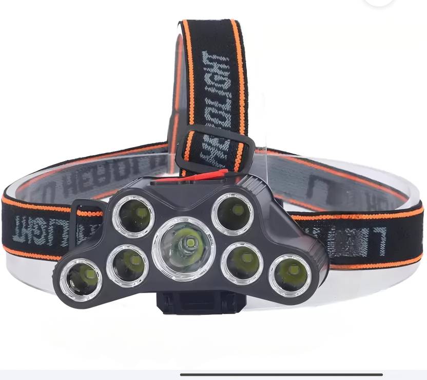 Luxurium decor 7 LED Rechargeable Head Torch– Ultra-Bright Headlamp for ...