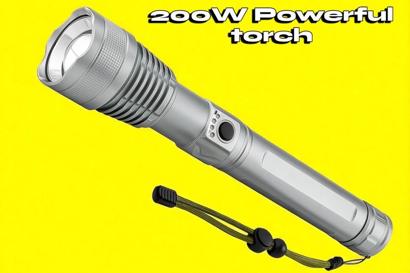 Shamsa X161 Rechargeable LED Torch Light – Ultra Bright & Long Battery ...