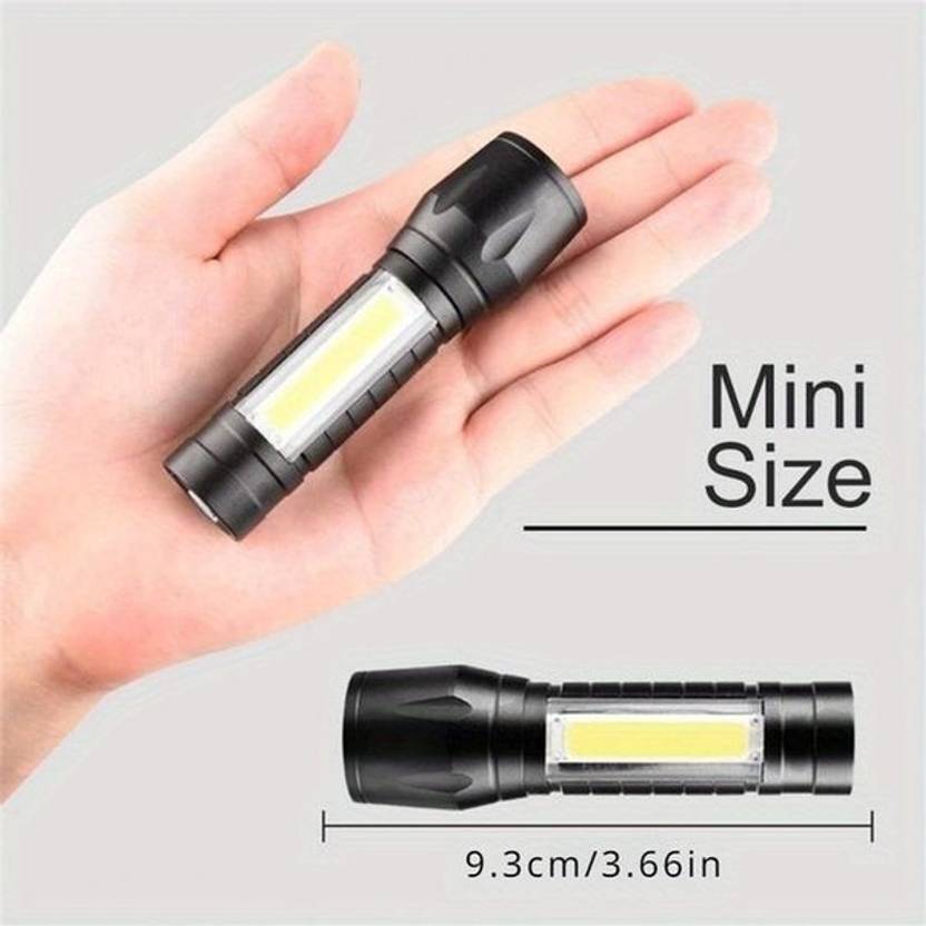 Life Creation Led Flashlight Rechargeable USB Mini Torch, Ultra ...