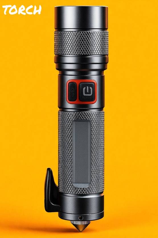 Nilesawar A61 Rechargeable LED Torch Light | Long Range Flashlight for ...