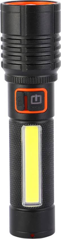 MZ 035C (ZOOMABLE LED METAL )5 Modes Flashlight, Super Bright Cree with ...