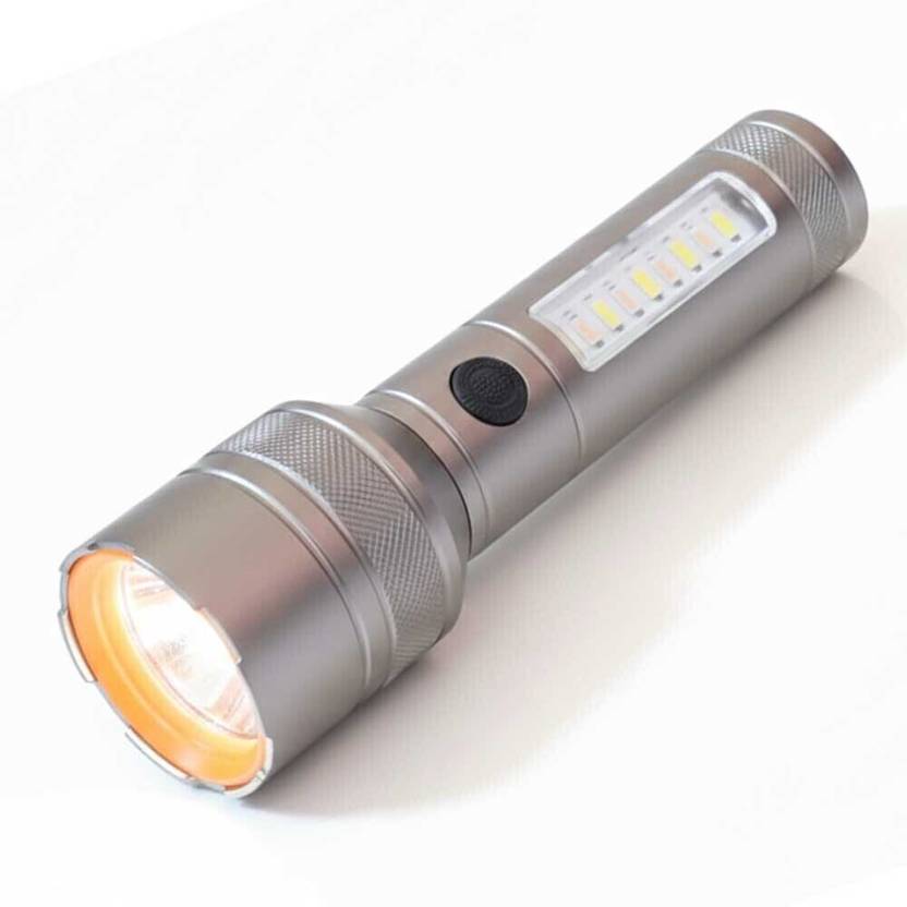 ApexBeam Bright LED Torch with Rechargeable Battery Backup Torch Price ...
