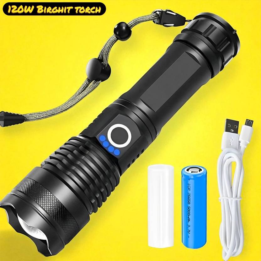 Sagaft X72 Ultra Bright Powerful Torch – Portable LED Torch with Long ...