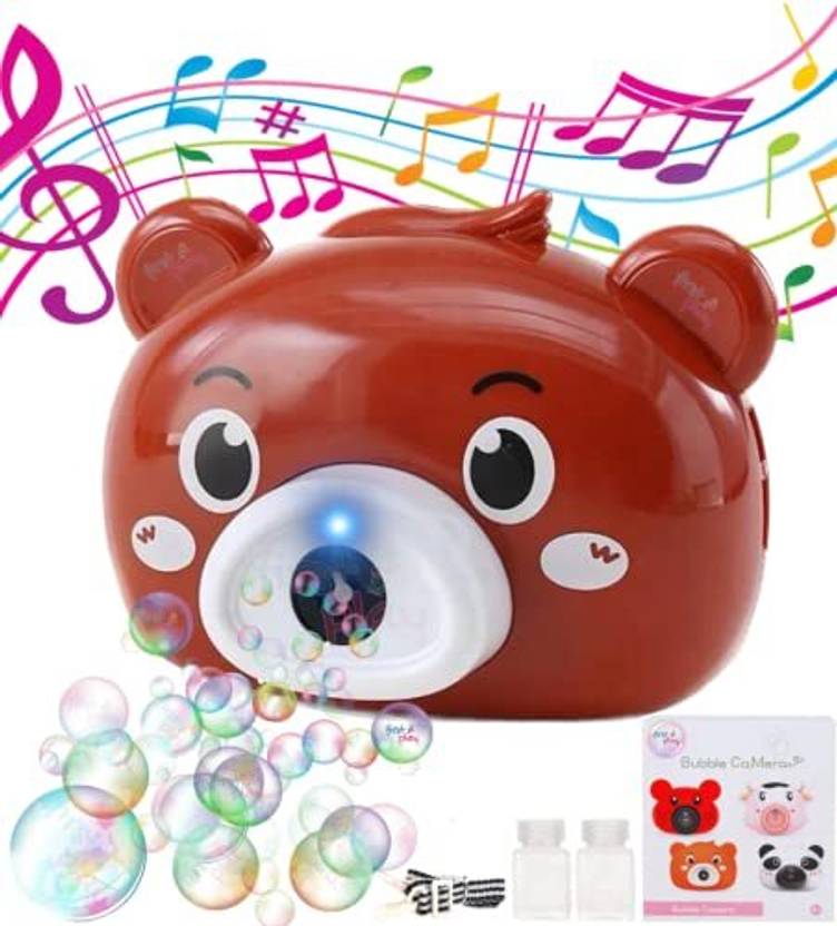 First Play 8-Hole Electric Bubbles Gun| Bubble Maker Toy Gun for Kids ...