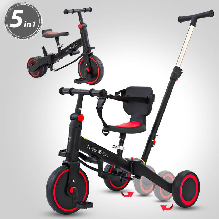 Little Olive The Most Advanced 5 in 1 Baby Cycle - Mini Marvel Tricycle ...