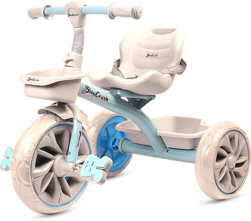 baby crush Rambo Grey Tricycle for Kids DLX 2-5 Years BC-RSB-G-DX ...