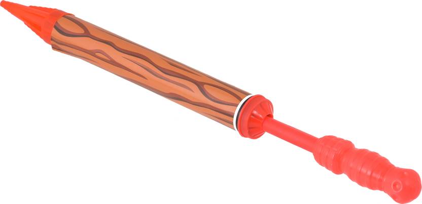 Brown Leaf High Pressure Pencil Shape Long Pipe Pichkari for Kids Holi ...