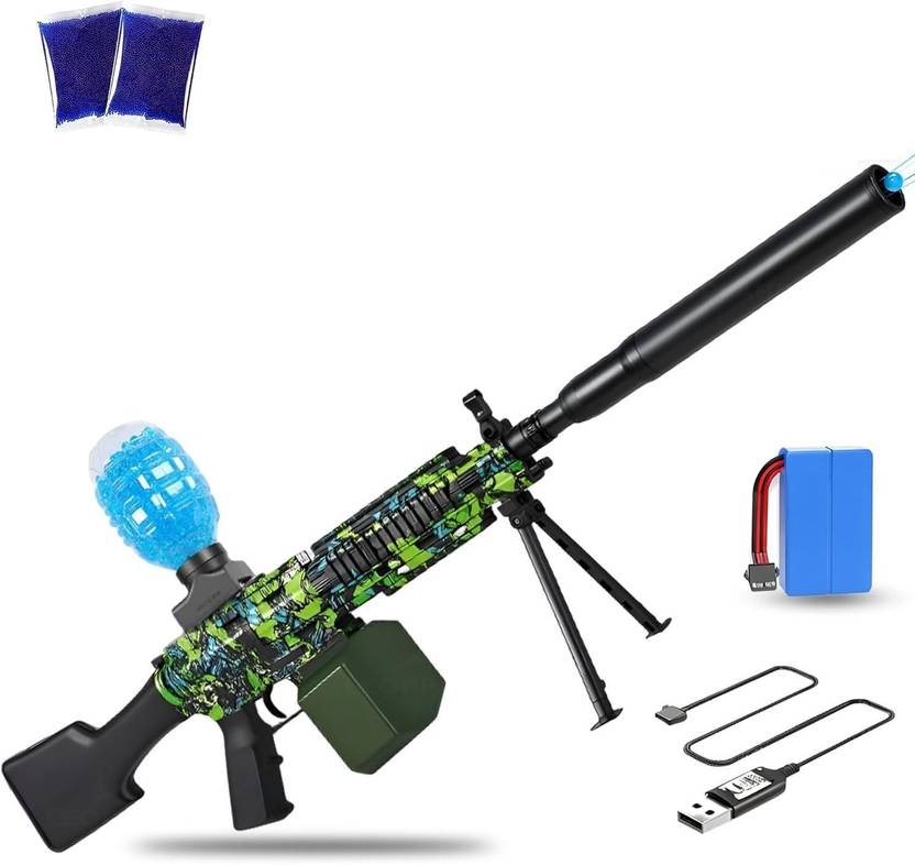 BARODA TOYS NX M249 Electric Gel Blaster Gun for Kids – Safe Automatic ...
