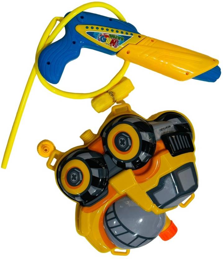 Gurtoy Water Pistol Gun Toy with Pressure Mechanism with Back Holding ...