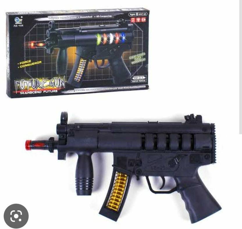 Clubics Future Rifle Gun Toy Flashing Light Electronic Sound with ...