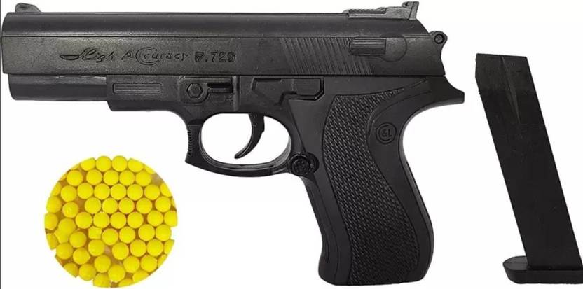 BlissBits Bliss_Gun Pistol for Kids with 8 Round Reload and 6 mm ...