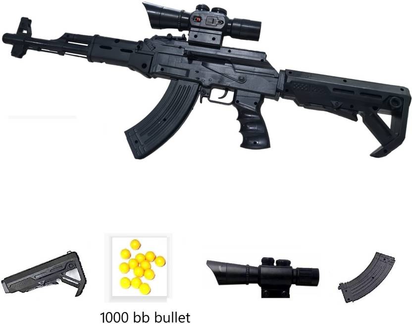 HALO NATION Assult Rifle AK47 BB Bullet Gun AWM Sniper Gun M762 Airsoft Gun + 1000 BB Bullet ...