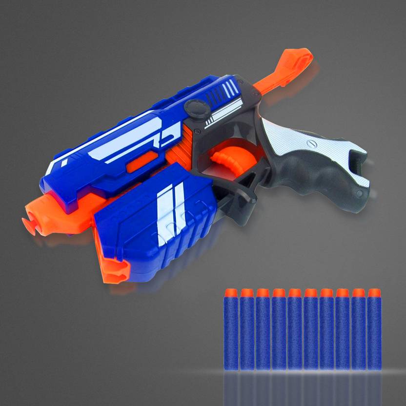 SAFESEED Hot Fire Soft Bullet Toy Gun With 10 Foam Bullets For Kids And ...