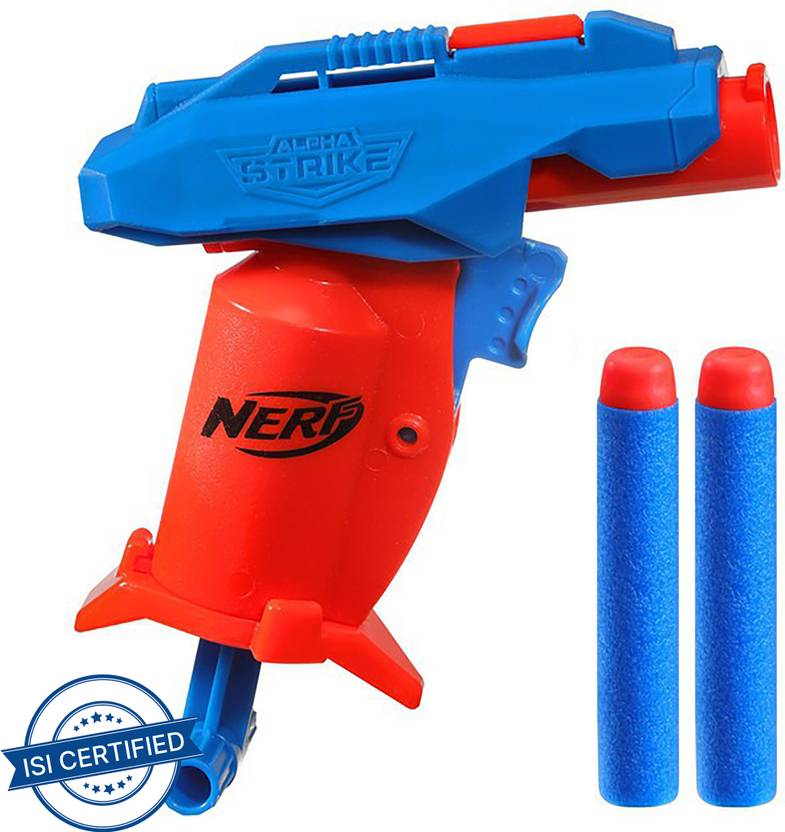 Nerf Alpha Strike Slinger SD-1 Single-Fire Dart Blaster, Incl. 2 Darts ...