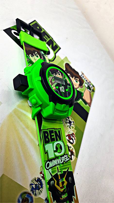 Kart In Box Ben 10 Watch| Omnitrix Watch | Projector Watch For Kids ...