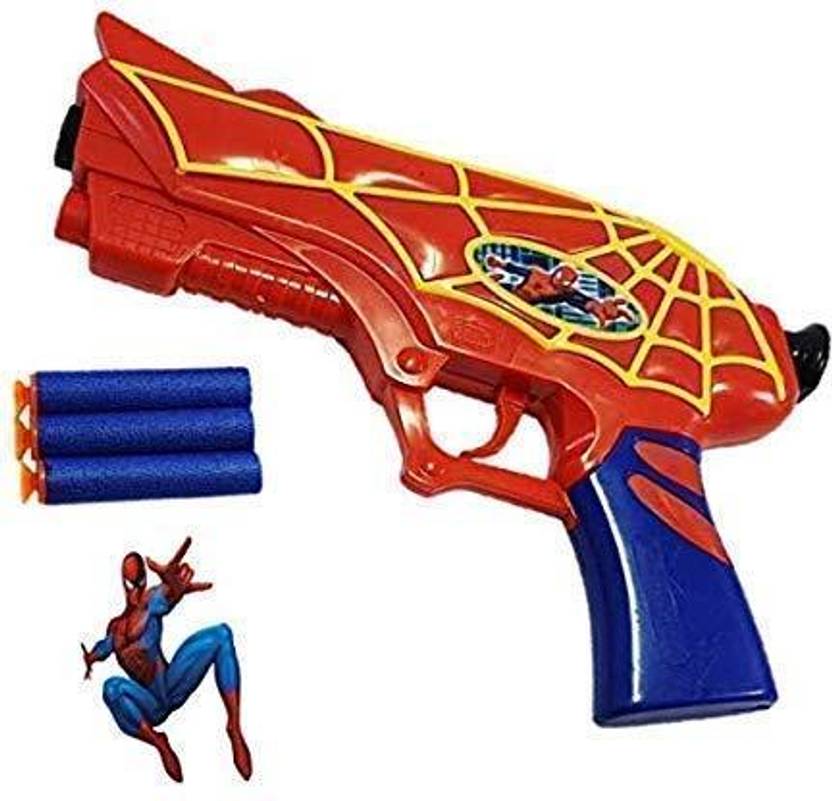 TOYMAGIC Spider-Man Gun Toys for Kids Guns & Darts - Spider-Man Gun ...