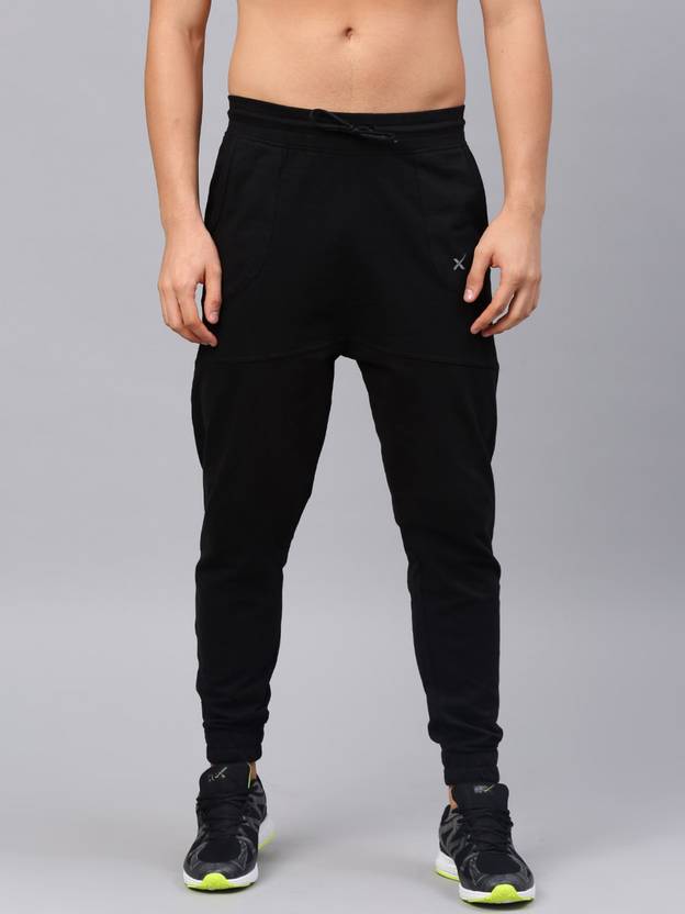 HRX by Hrithik Roshan Solid Men Black Track Pants - Buy HRX by Hrithik ...