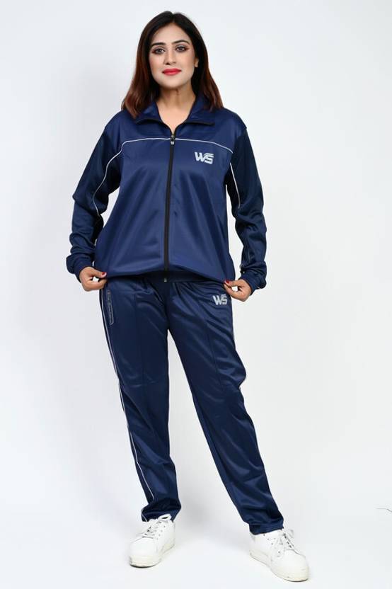 World Sports Self Design Women Track Suit - Buy World Sports Self ...