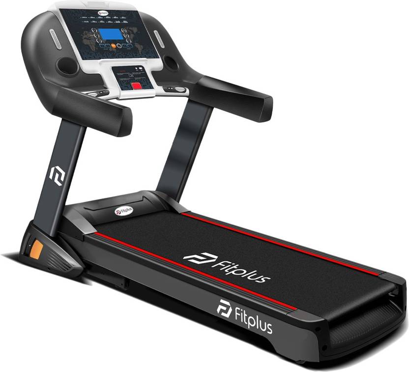 FITPLUS FP Active 1000 Commercial AC Motor (6 HP Peak Power) Treadmill ...