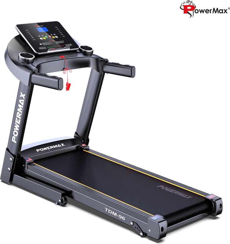 Powermax Fitness TDM-96 (4HP Peak) Motorized Foldable Running Machine ...