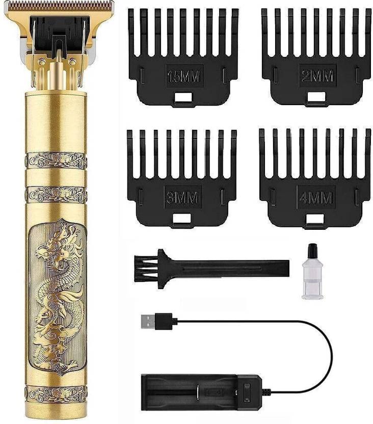 zTorrion T9 Vintage USB Rechargeable Cordless Electric Beard Trimmer ...