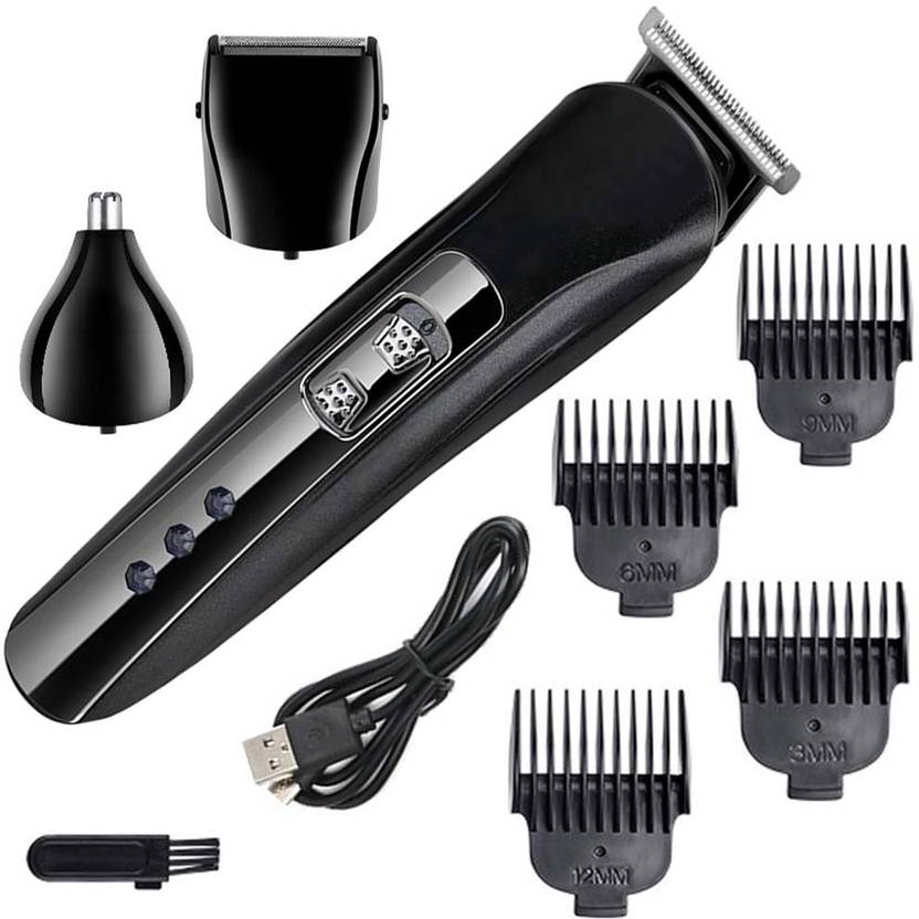 BFHG New Cordless Professional Hair Clipper with nose Shaving Cutting ...
