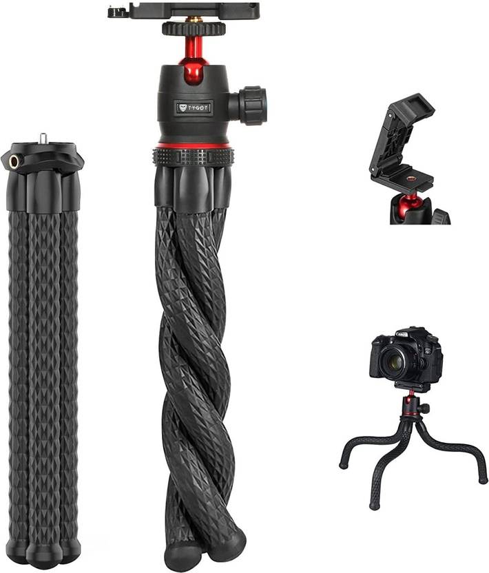 Tygot T-111 Flexible Gorilla Tripod Stand for Mobiles, Cameras, DSLR ...