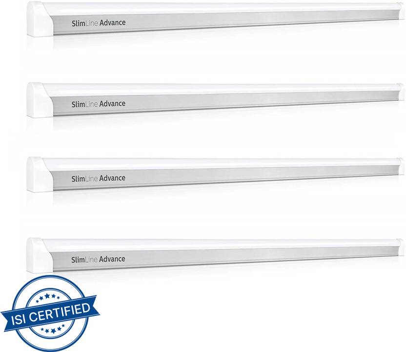 PHILIPS Slimline Advance 36W LED Batten- Pack of 4 36 W 123 cm Tube ...