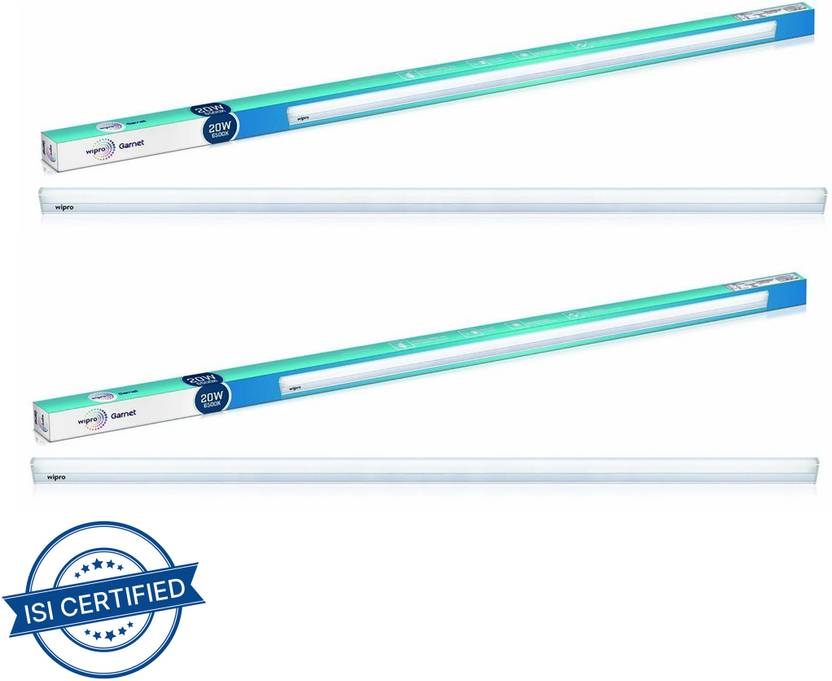 Wipro 20w 4 Feet Led Batten 6500k (cool Day Light) - Pack Of 2 20 W 115 ...