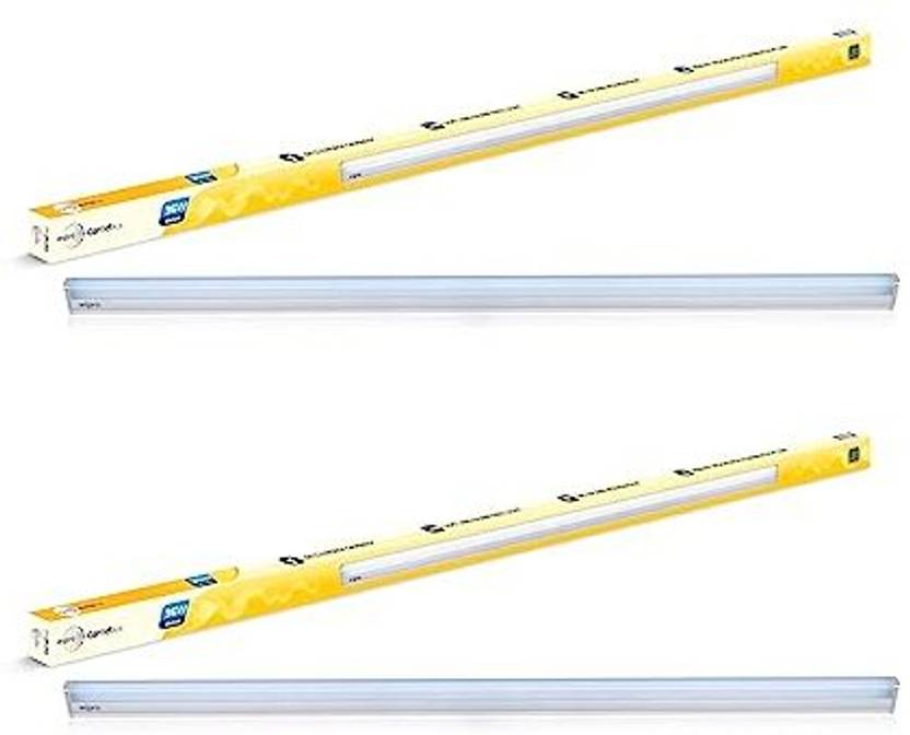 Wipro Garnet Plus 36w Aluminium LED Batten, Cool White (pack of 2) 36 W ...