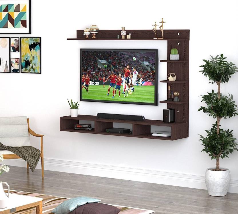 PepperWood Wall Mount TV Unit/ Stand/ Cabinet/ Engineered Wood TV ...