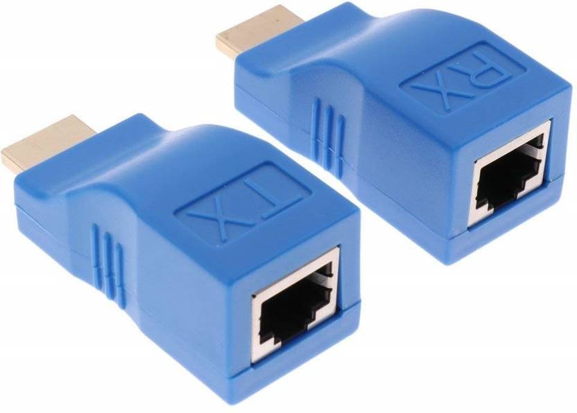 TERABYTE TV-out Cable HDMI Extender to RJ45 Over Cat 5e/6 Network LAN ...